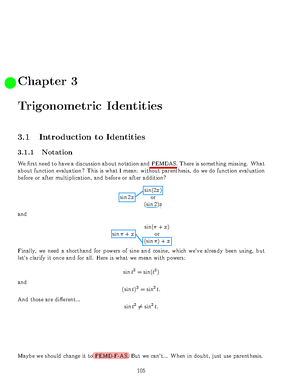 Trigonometric Identities: Product and Sum Identities (Chapter 3) - 134 ...