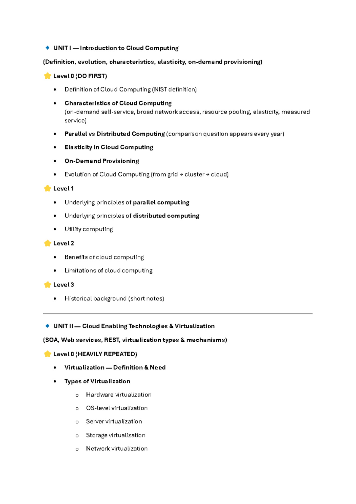 CC Important: Key Concepts in Cloud Computing and Technologies - Studocu