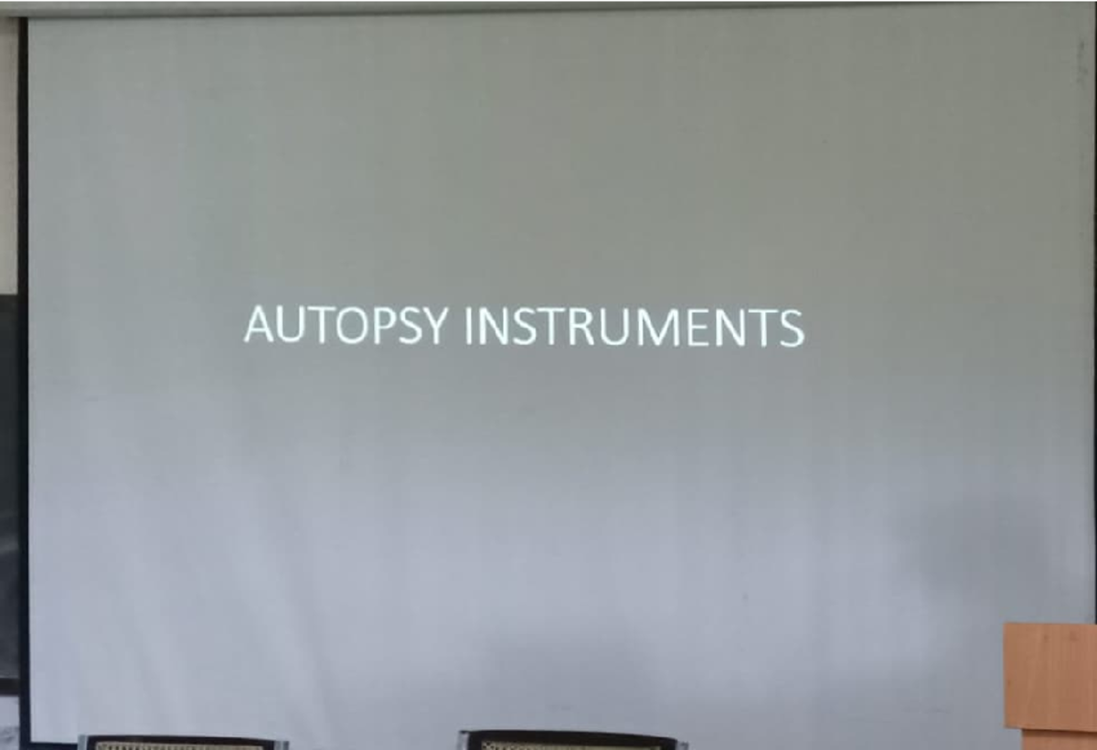 AUTOPSY INSTRUMENTS - Practical Guide for Students - Studocu