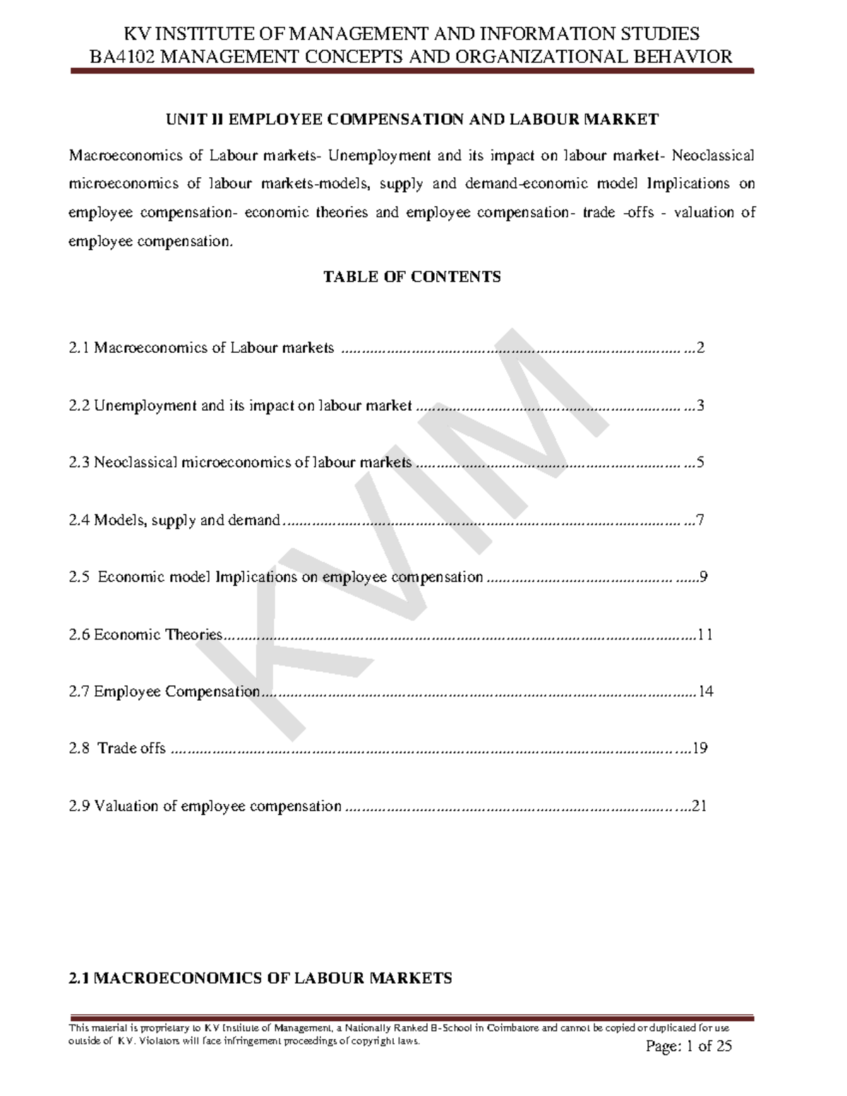 Unit II -RACM - I hope it is useful for you - BA4102 MANAGEMENT ...