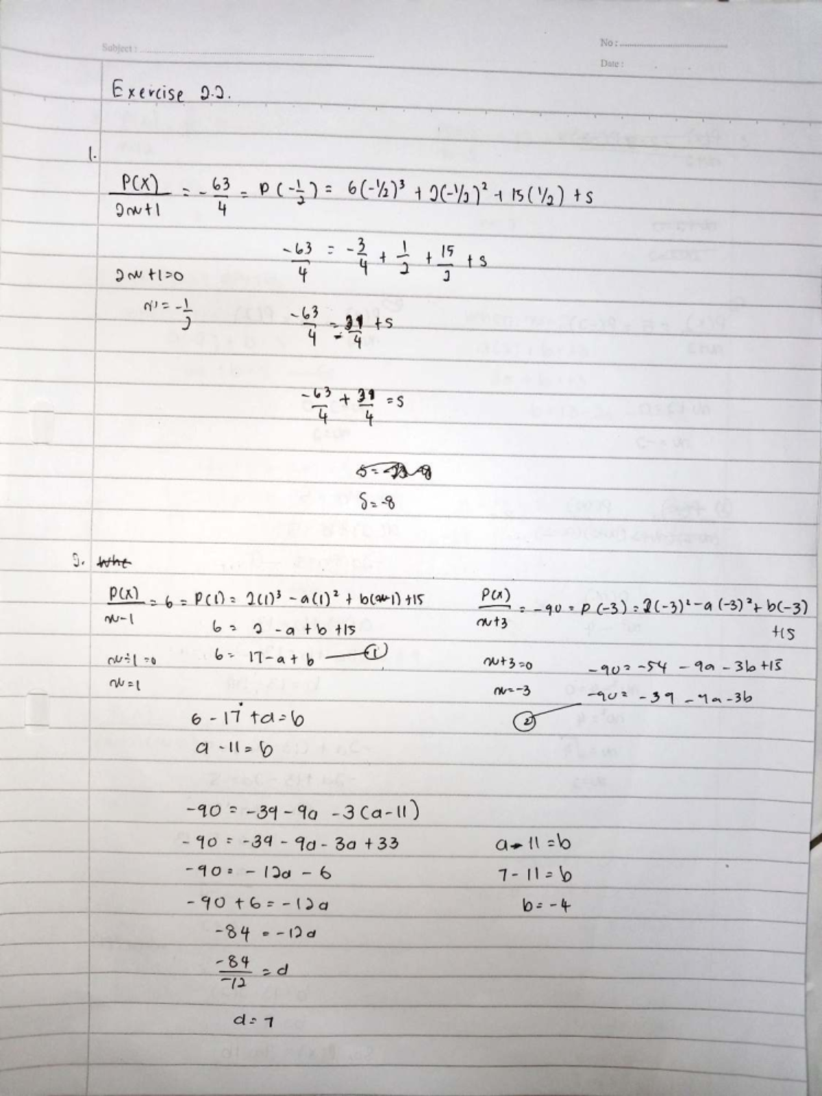 Mathematics Tutorial: Polynomial Division and Factorization (PCx) - Studocu