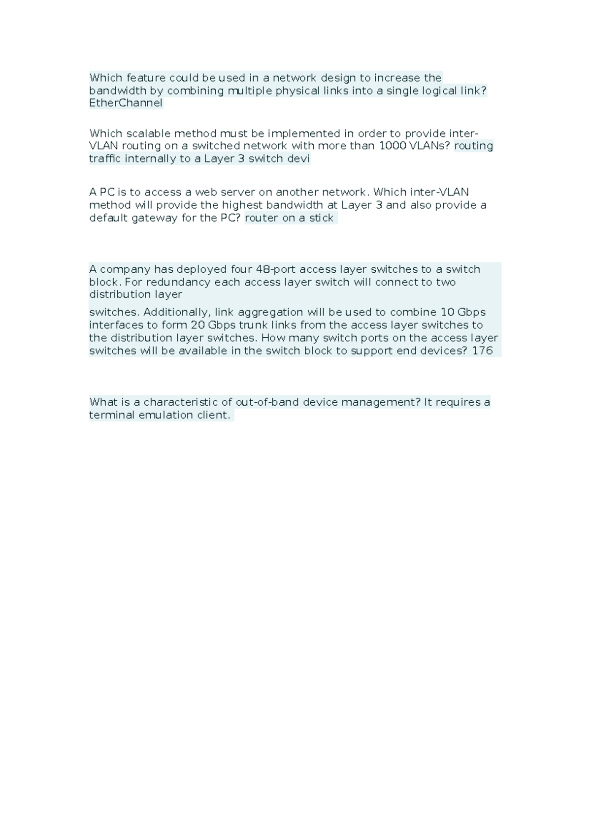 Prelim Quiz 1 - Networking Concepts and Design Principles - Studocu