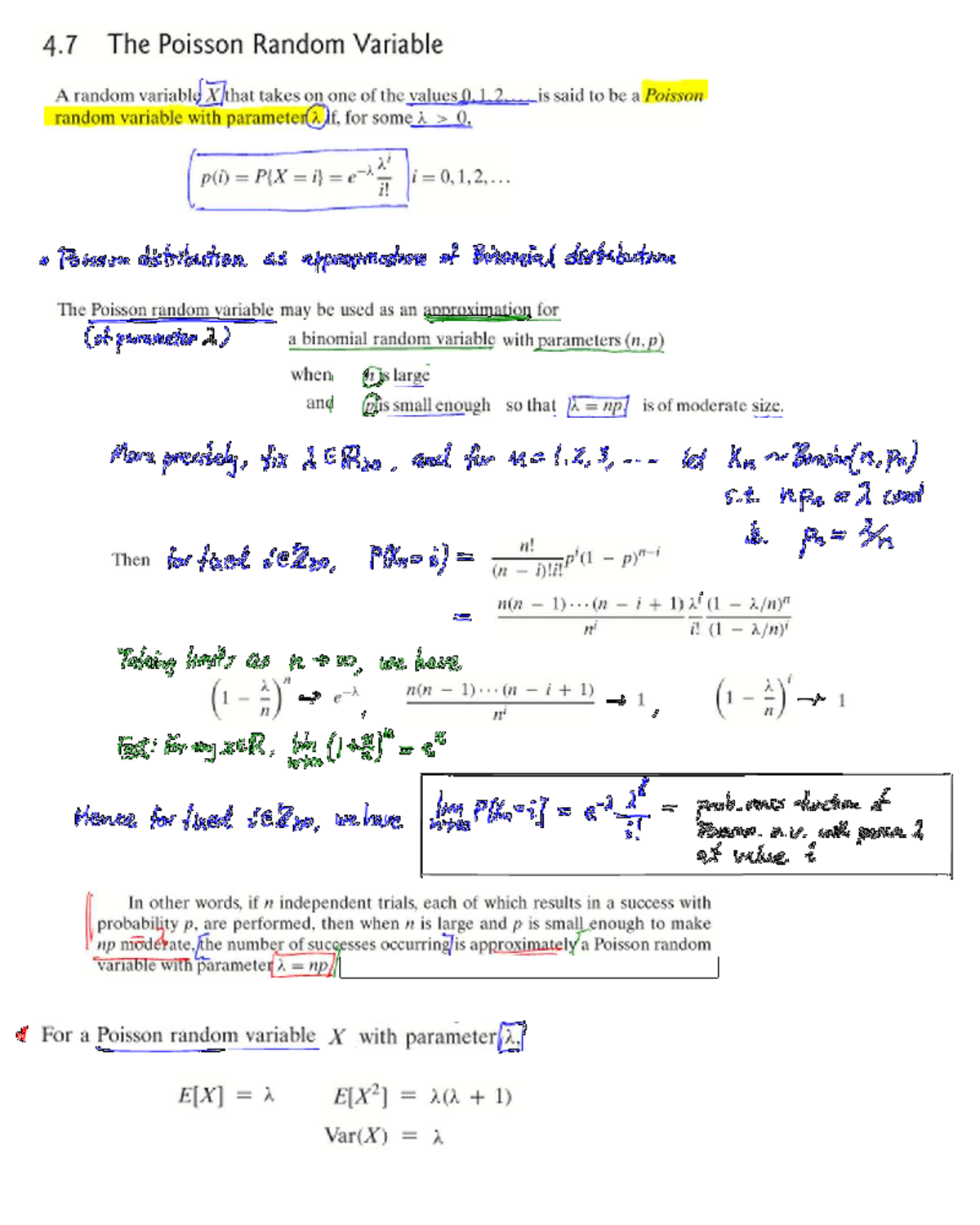 MA2116 - Lecture Notes on Poisson and Geometric Random Variables - Studocu