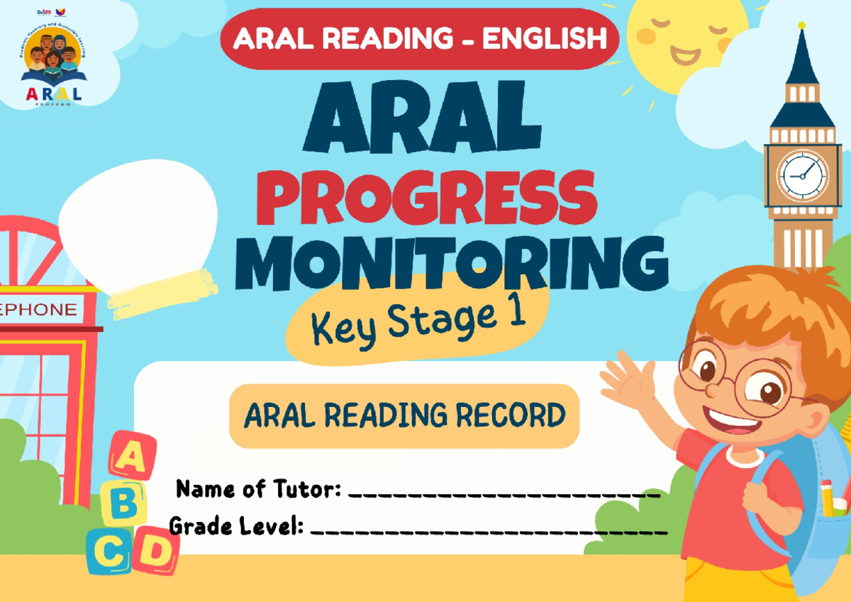 KS1-ARAL Program Monitoring Record: Attendance & Progress Tracker - Studocu