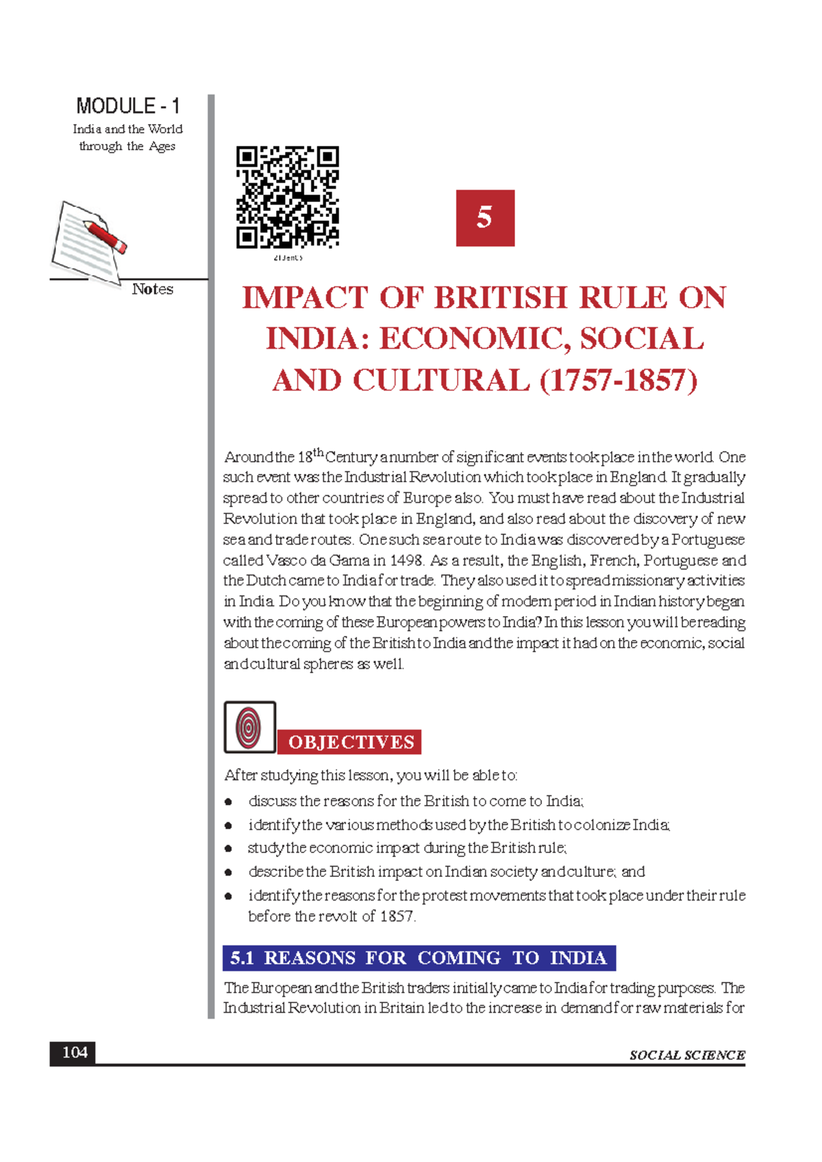 Colonial rule in india and its impacts - Political science - Delhi ...