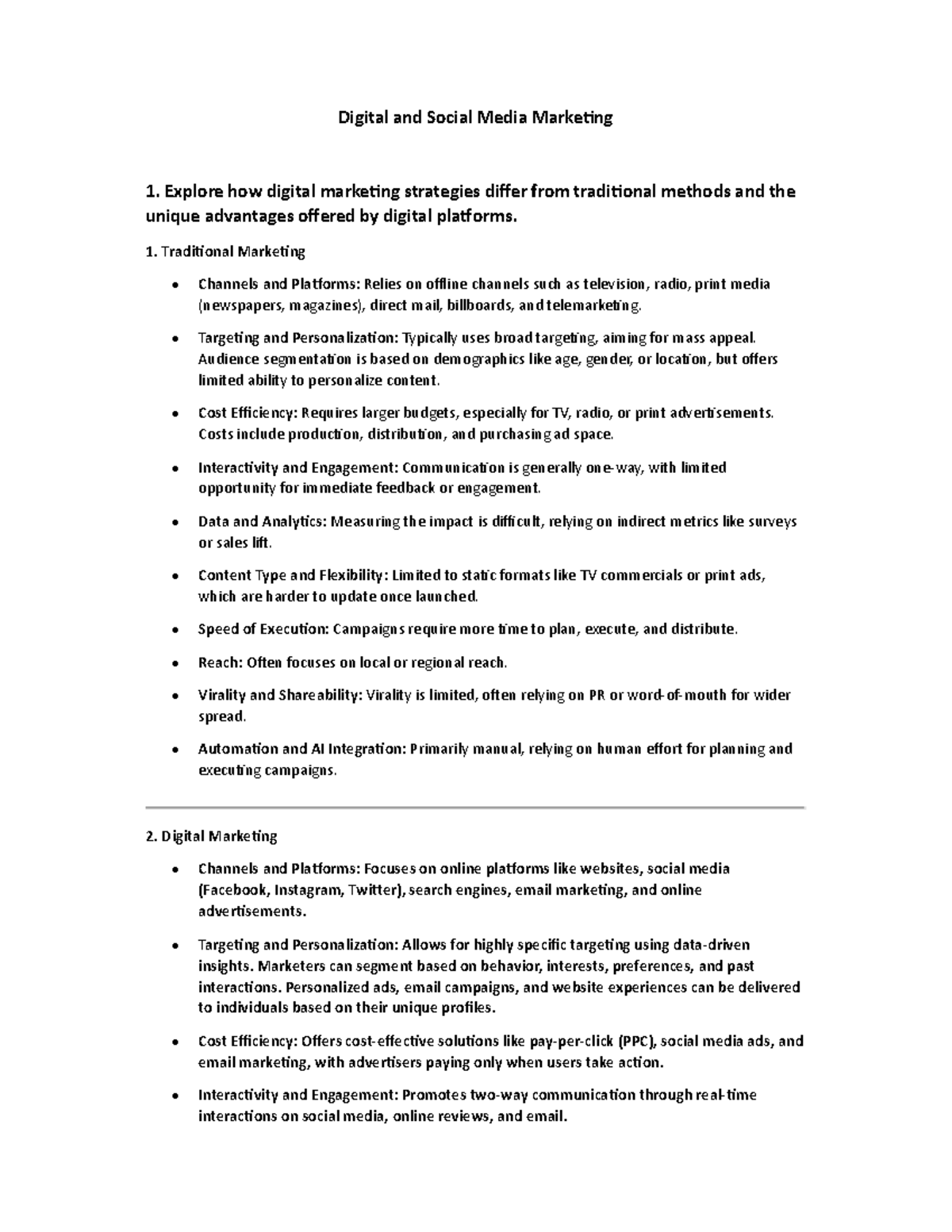 DSMM Assign - dadsfghjkl - Digital and Social Media MarkeƟng 1. Explore ...