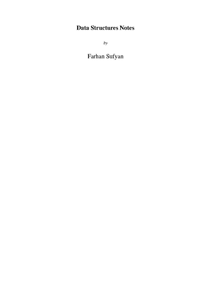 Data Structures Notes: Arrays Overview and Operations - Studocu