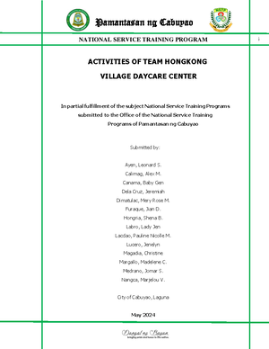 Project-Proposal - project proposal example - NSTP FORM No. 1 ...