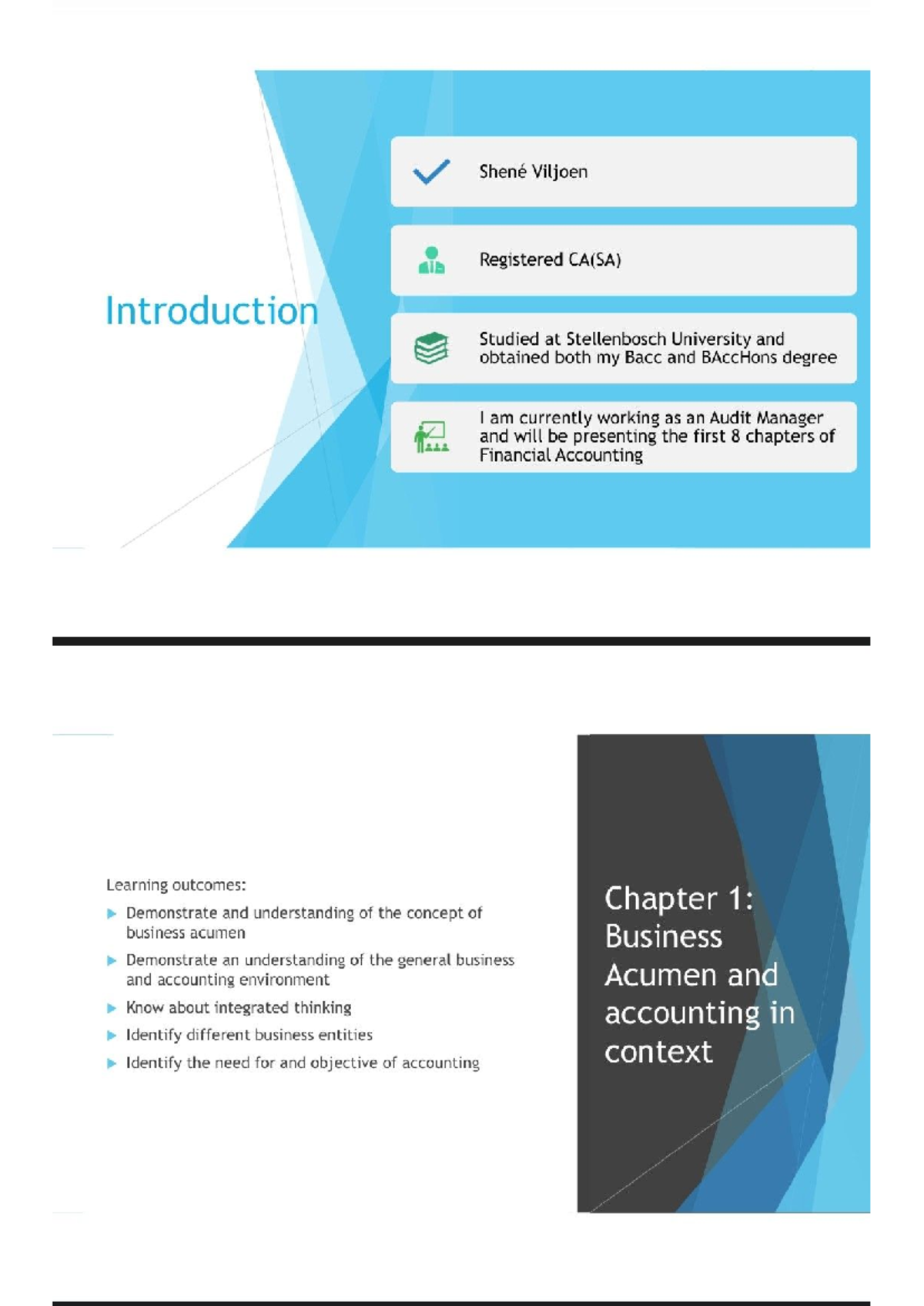 Financial Accounting Principles: Chapters 1-8 Overview (ACCT101) - Studocu