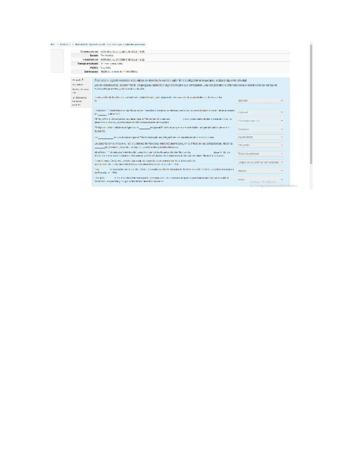 Aspectos Generales CNDH Módulo 2 Cuestionario Final del Módulo 2 - Studocu