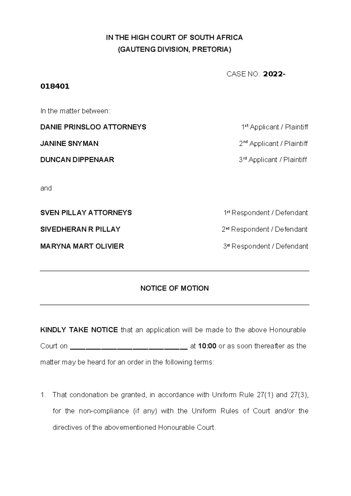 CHAPTER 8: SPECIAL INTERLOCUTORY COURT - ROLES & FUNCTIONS - Studocu
