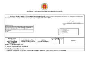 IPCT 2024 JAC - sadasd - INDIVIDUAL PERFORMANCE COMMITMENT AND REVIEW ...
