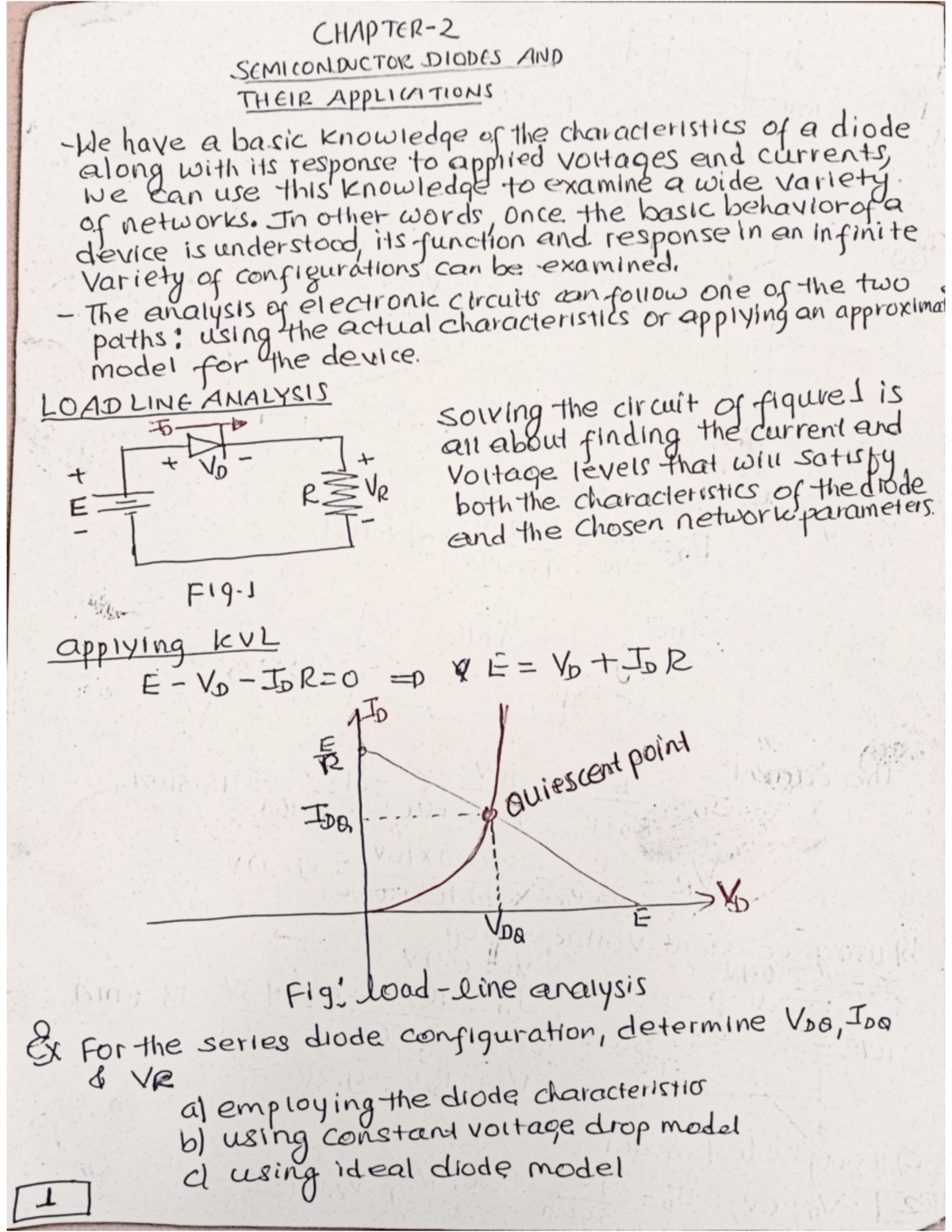 Circuit Chapter 2 Part 1: Semiconductor Diodes & Applications - Studocu