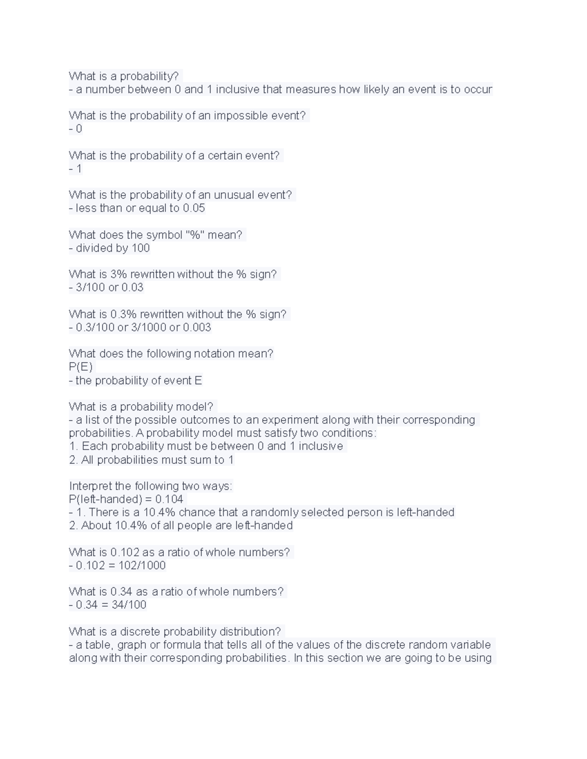 Statistics Using Technology Chapter 5: Probability Concepts Explained ...