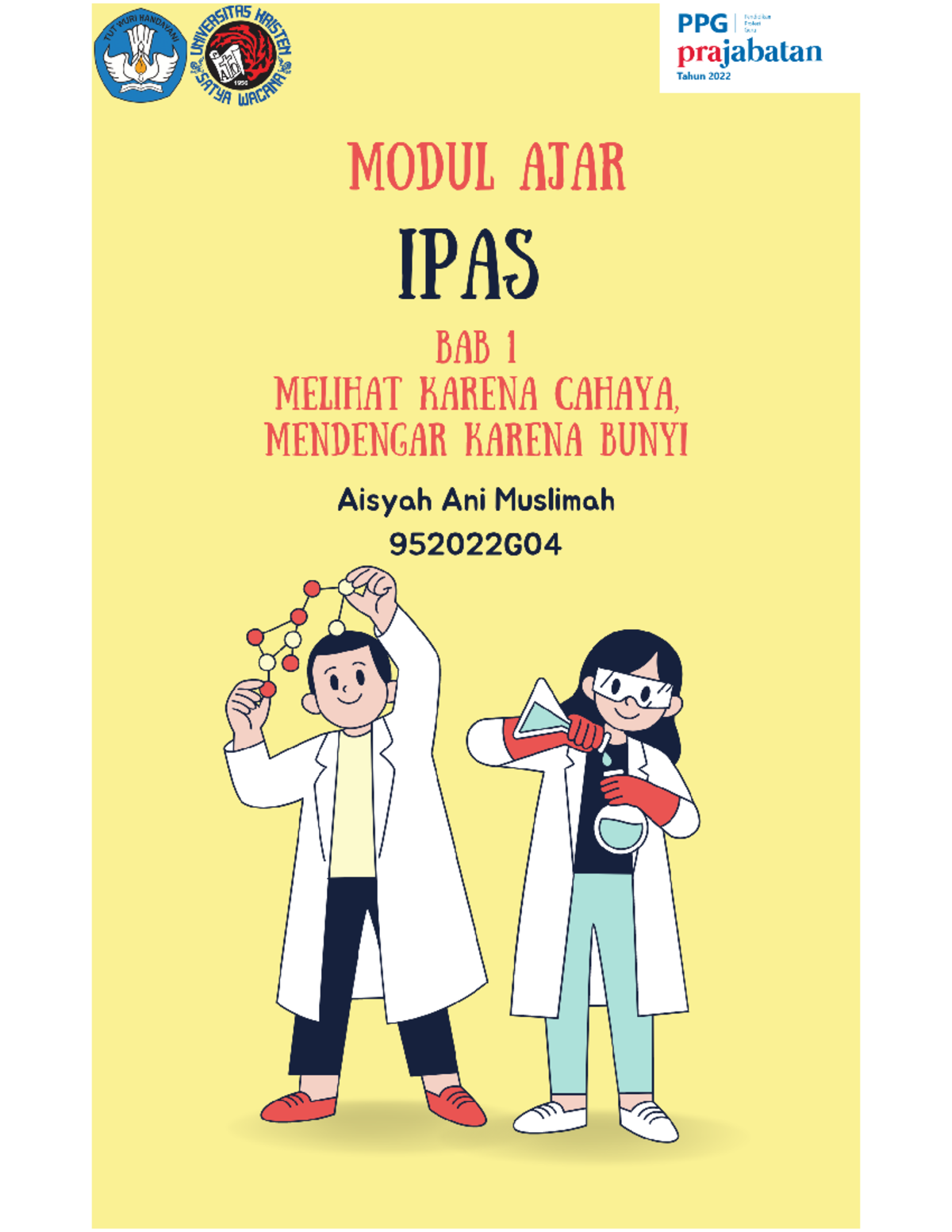 Modul Ajar IPAS Kelas V: Sifat Cahaya dan Pembelajarannya - Studocu