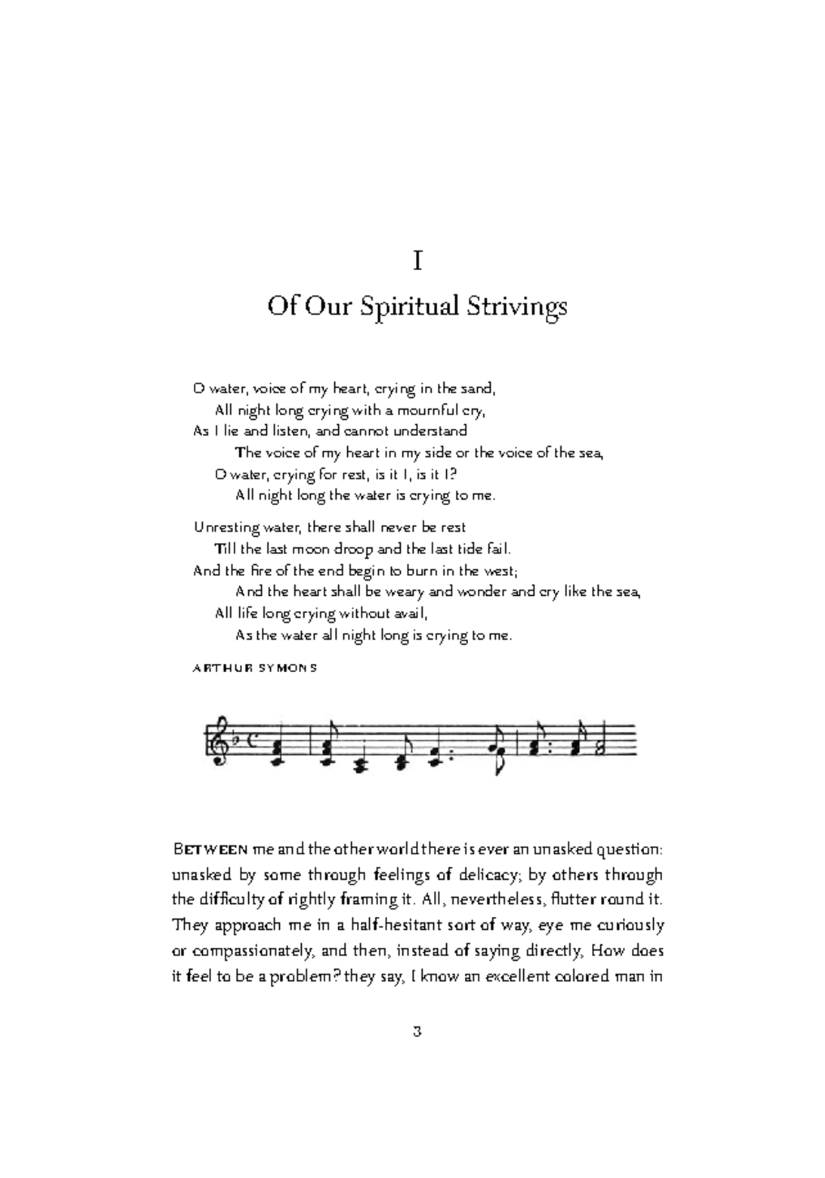 Souls of Black Folk: Analyzing 'Of Our Spiritual Strivings' - Studocu