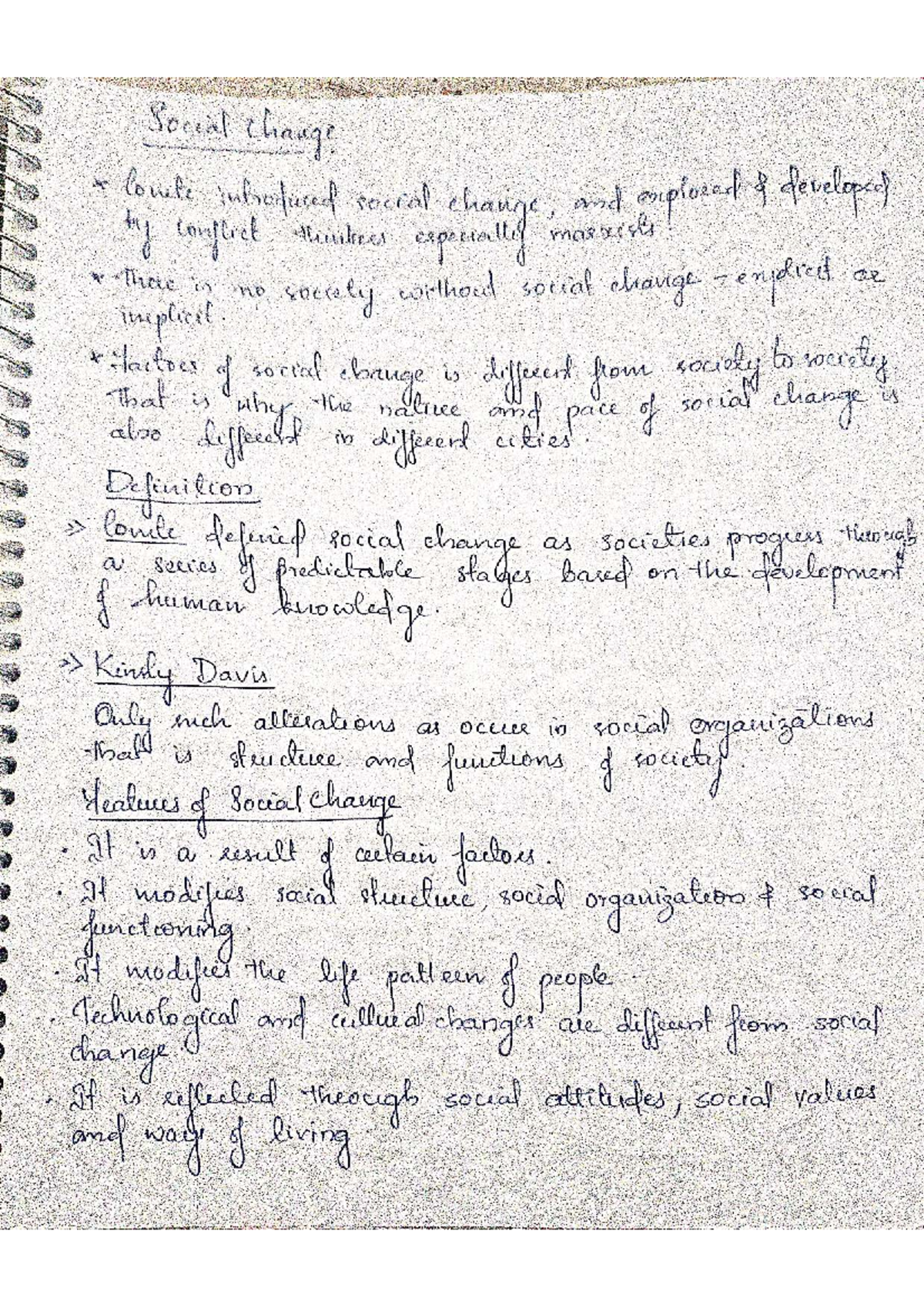 Social Change: Theories and Factors Influencing Society - Studocu