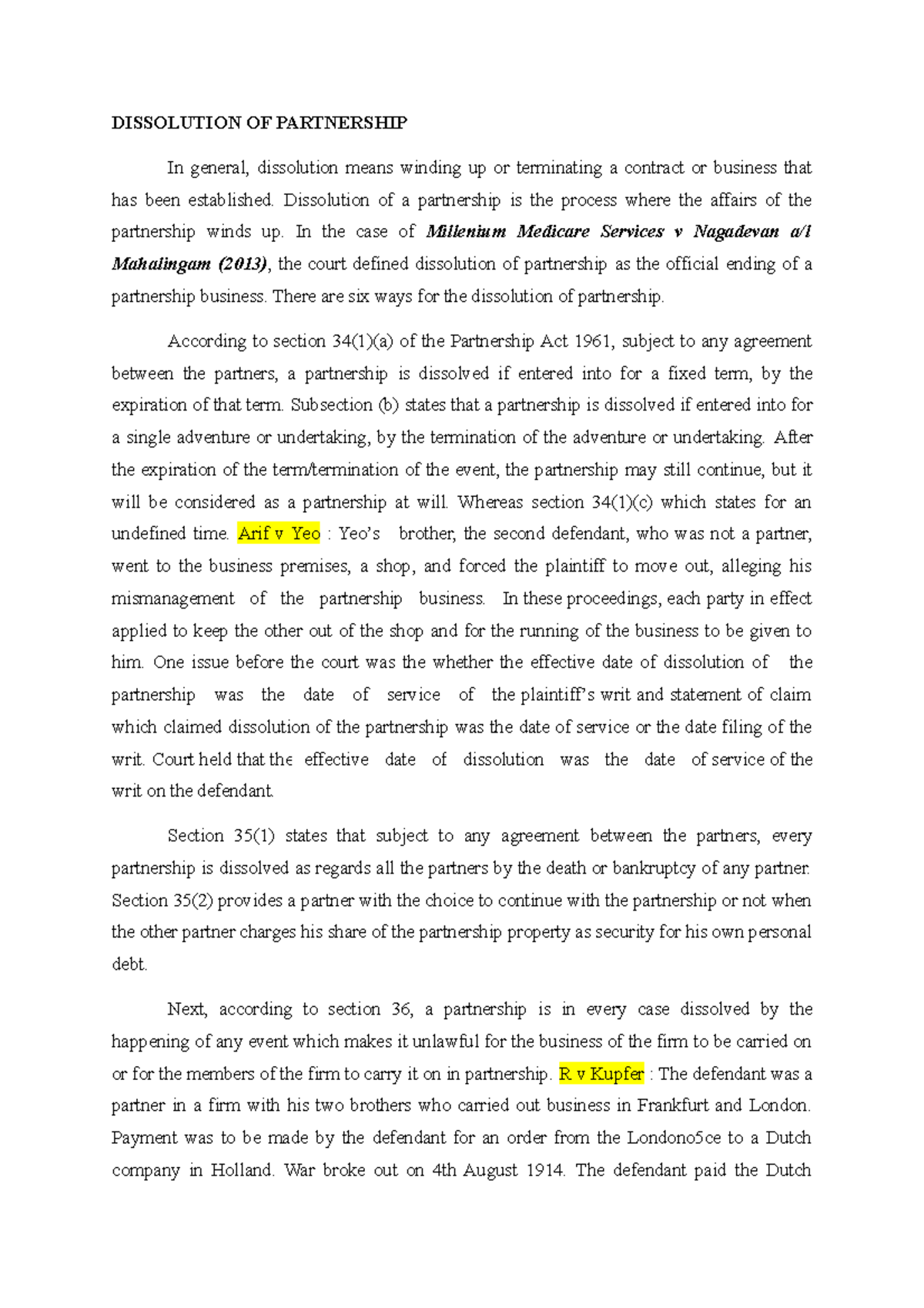 Dissolution of Partnership: Key Considerations and Legal Frameworks ...