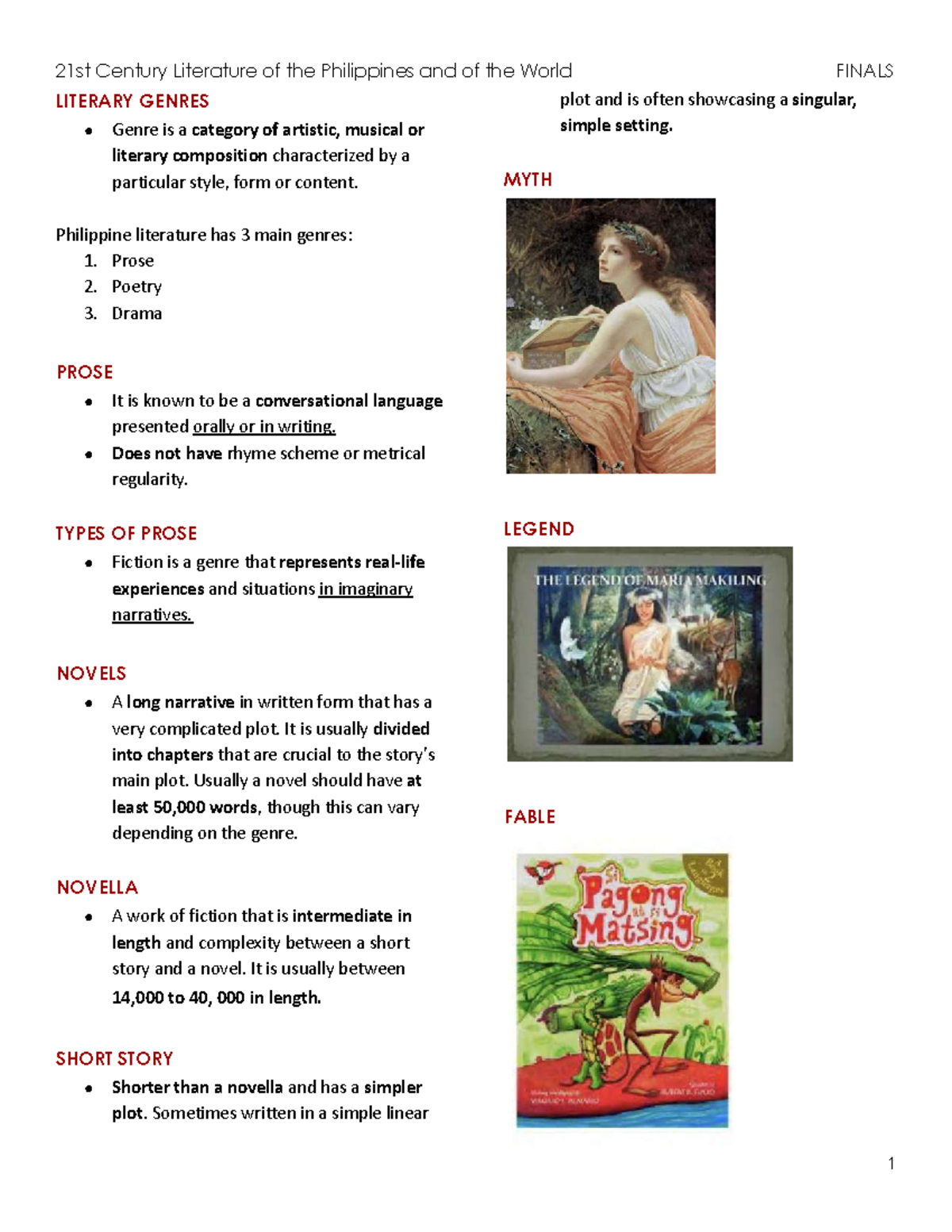L4 Literary Genres compressed - LITERARY GENRES Genre is a category of ...