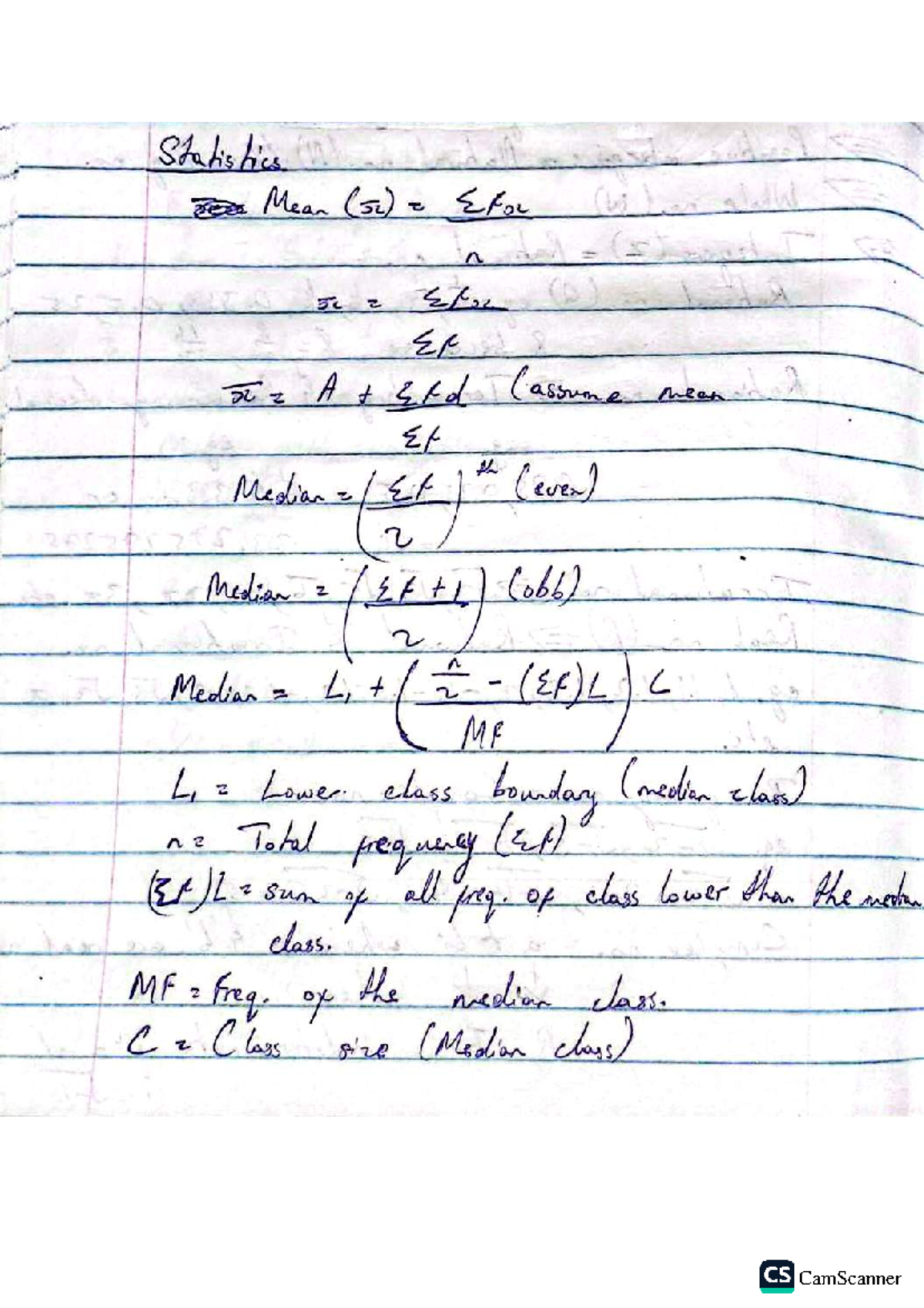 Maths notes 4 - Key points on math lecture - Basic Medical Science - ST ...