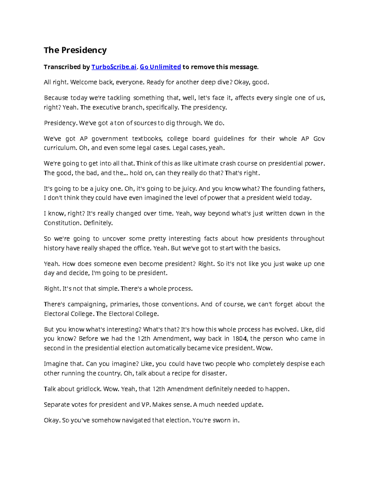 Presidential Powers and Roles: Insights into the U.S. Executive Branch ...