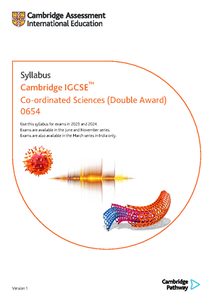CAIE IGCSE BIOLOGY (0610) Alternative to Practical Summarized Notes ...