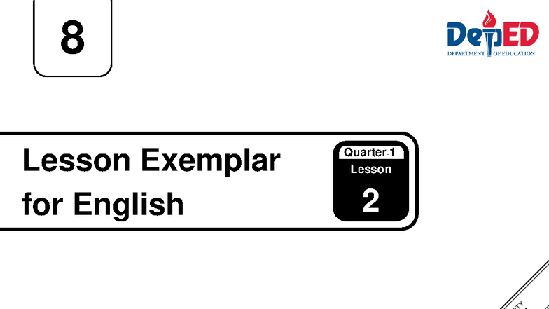 Q2 LE English 8: Lesson 2 Exemplar on Propaganda Techniques - Studocu