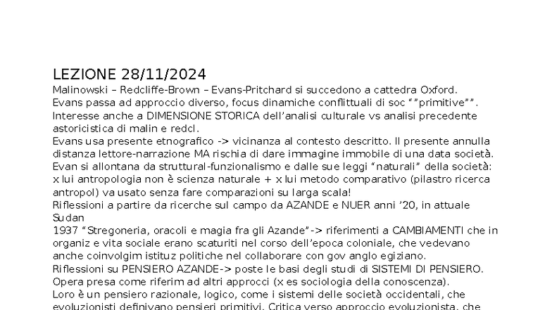 Storia dell'Antropologia 2: Riflessioni su Malinowski, Evans e Gluckman ...