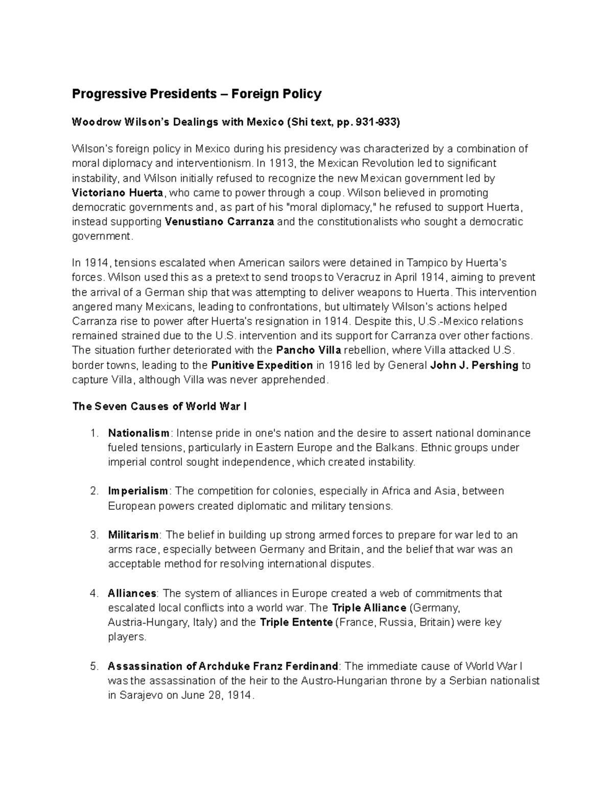 U.S. Involvement in World War II: Key Events and Policies - Progressive ...