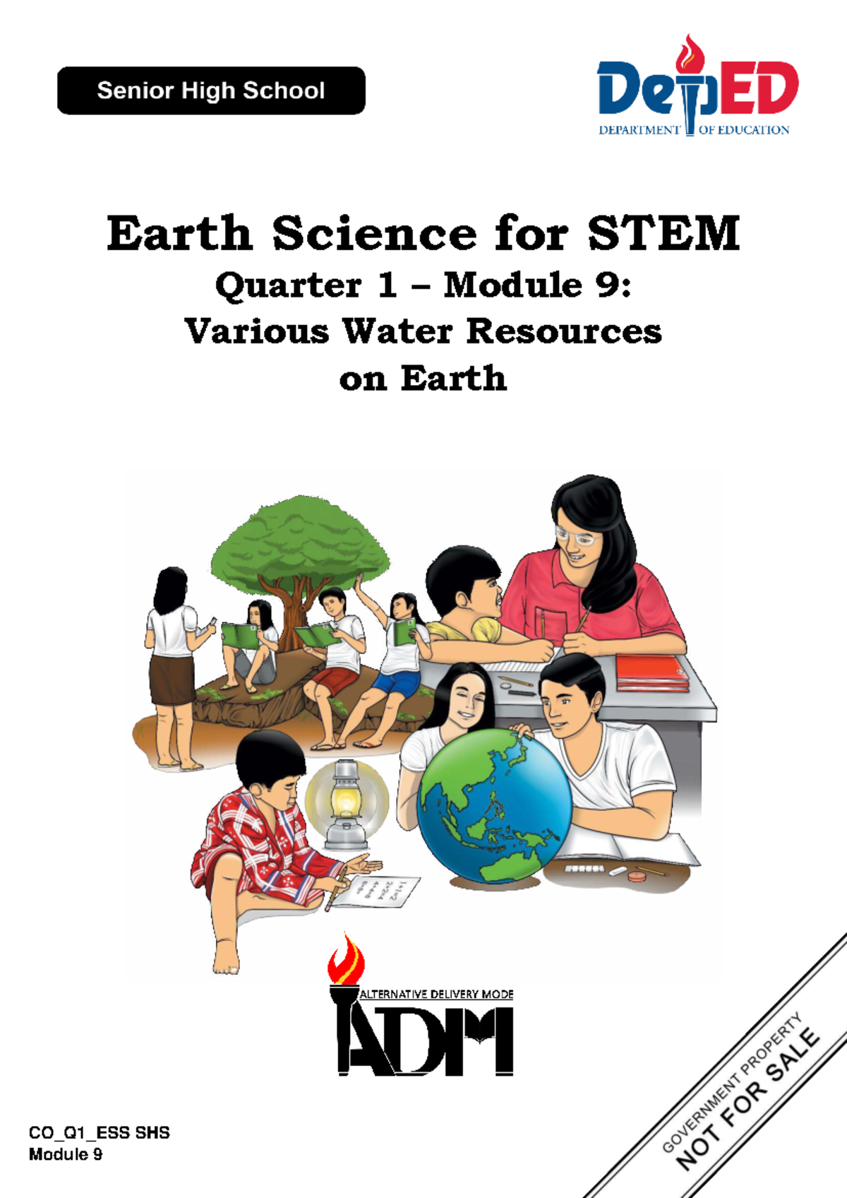 CO_Q1_ESS SHS Module 9: Understanding Earth's Water Resources - Studocu