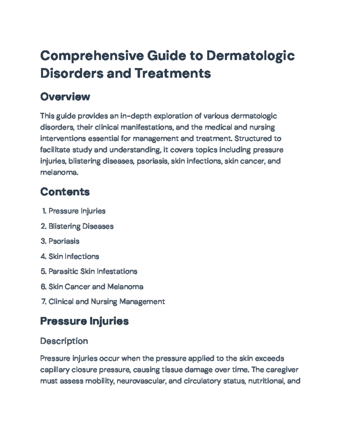 Comprehensive Guide to Dermatologic Disorders and Treatments (Nursing ...