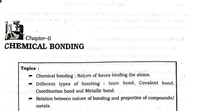 CHEM 101: Chemical Bonding - Types, Properties, and Theories - Studocu