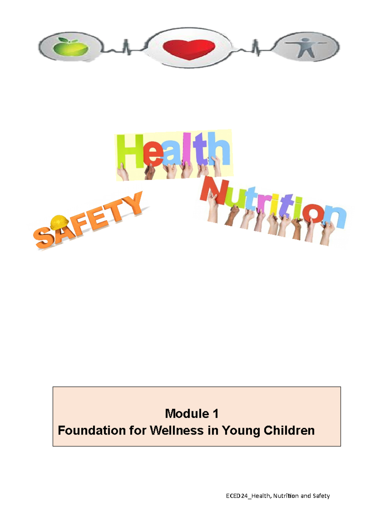 Module 1: Health, Nutrition, and Safety in Young Children - Studocu