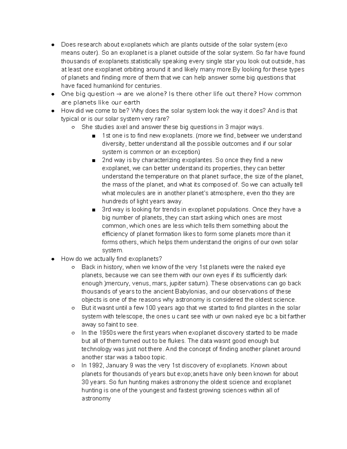 Exploring Exoplanets: Insights and Discoveries in Astronomy (ASTR 101 ...