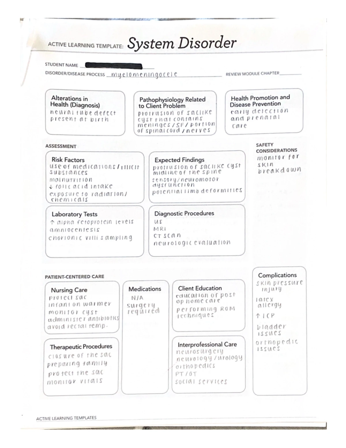 ATI System Disorder Gonorrhea - ACTIVE LEARNING TEMPLATE: System ...