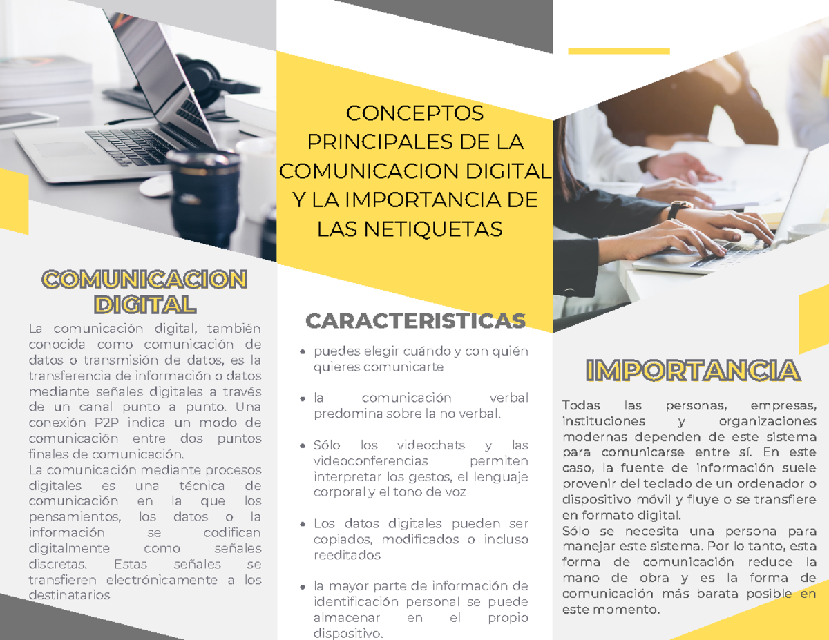 Actividad 4 Folleto DE Comunicacion Digital - La comunicación digital ...