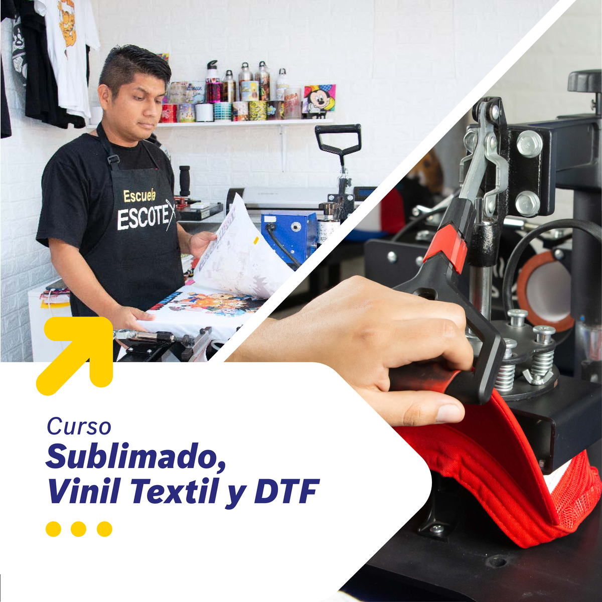 Brochure Sublimado Y Vinil Textil Presencial - Sublimado, Vinil Textil ...