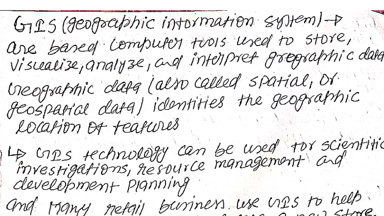 GIS Technology Overview: Functions and Applications in Business - Studocu