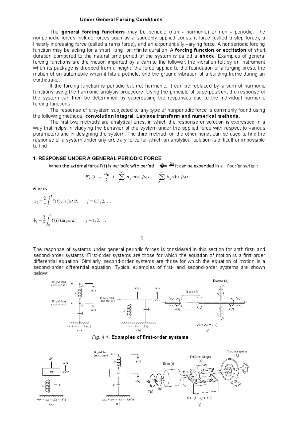 Basic Concepts Of Vibrating Systems - FUNDAMENTALS OF VIBRATION The ...