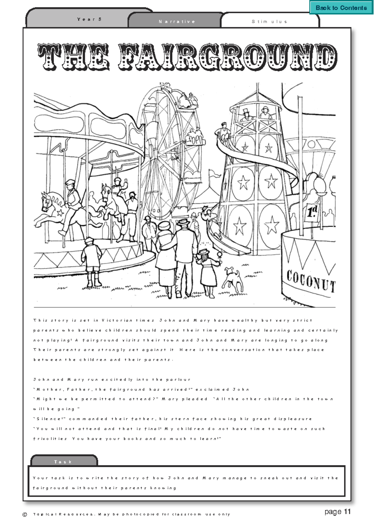 Year 5 Narrative Writing: The Fairground Adventure - Studocu