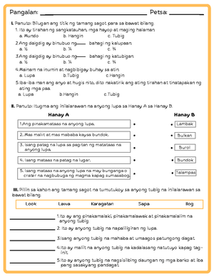 Science 3 Q4 Module 2 Week 3-4 - Science Quarter 4 – Module 2: Weather ...