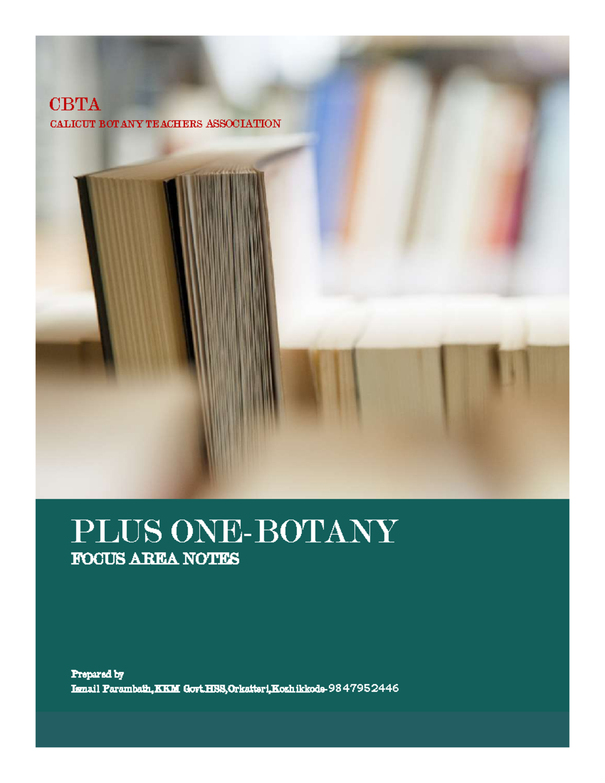 Chapter-wise Study Notes on Botany for PLUS ONE Students - Studocu