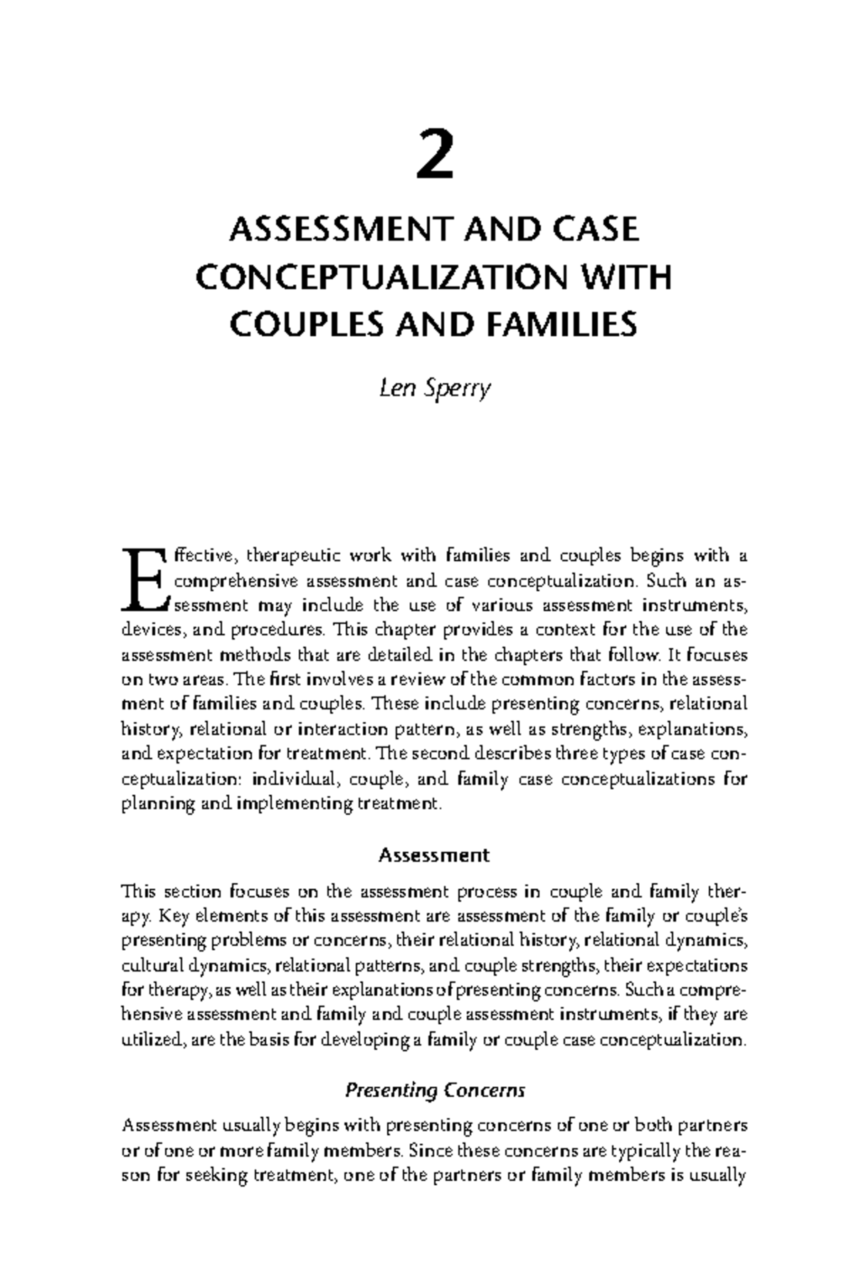 Couple and Family Assessment: Strategies for Effective Case ...