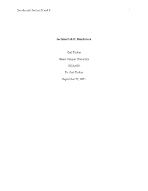 [Solved] Look ahead at the Topic 8 Benchmark Capstone Project Change - Evidence-Based Research ...