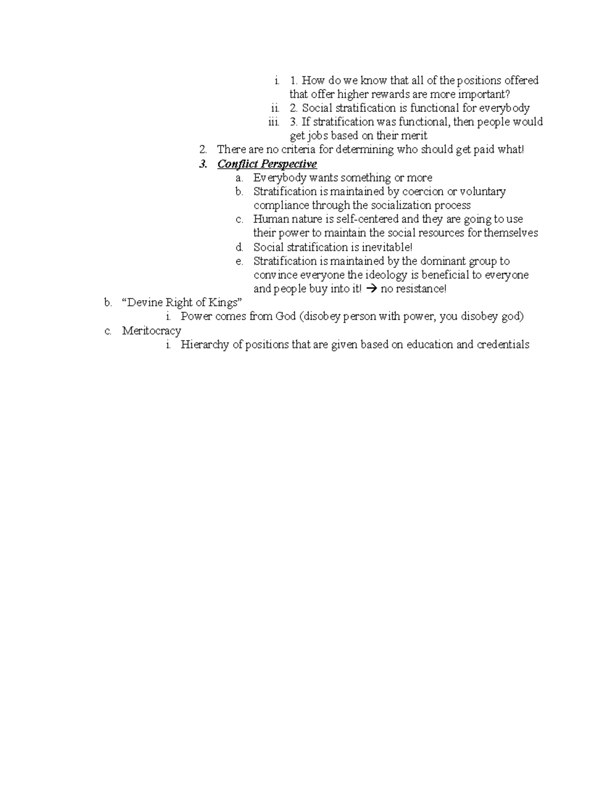 Sociology 2 Lecture Notes: Understanding Social Stratification - Studocu