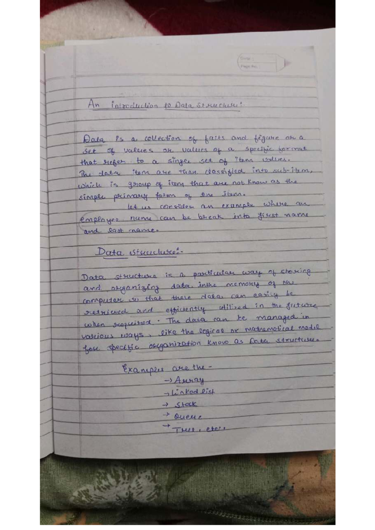 DSA - Introduction to Data Structures and Their Applications - Studocu