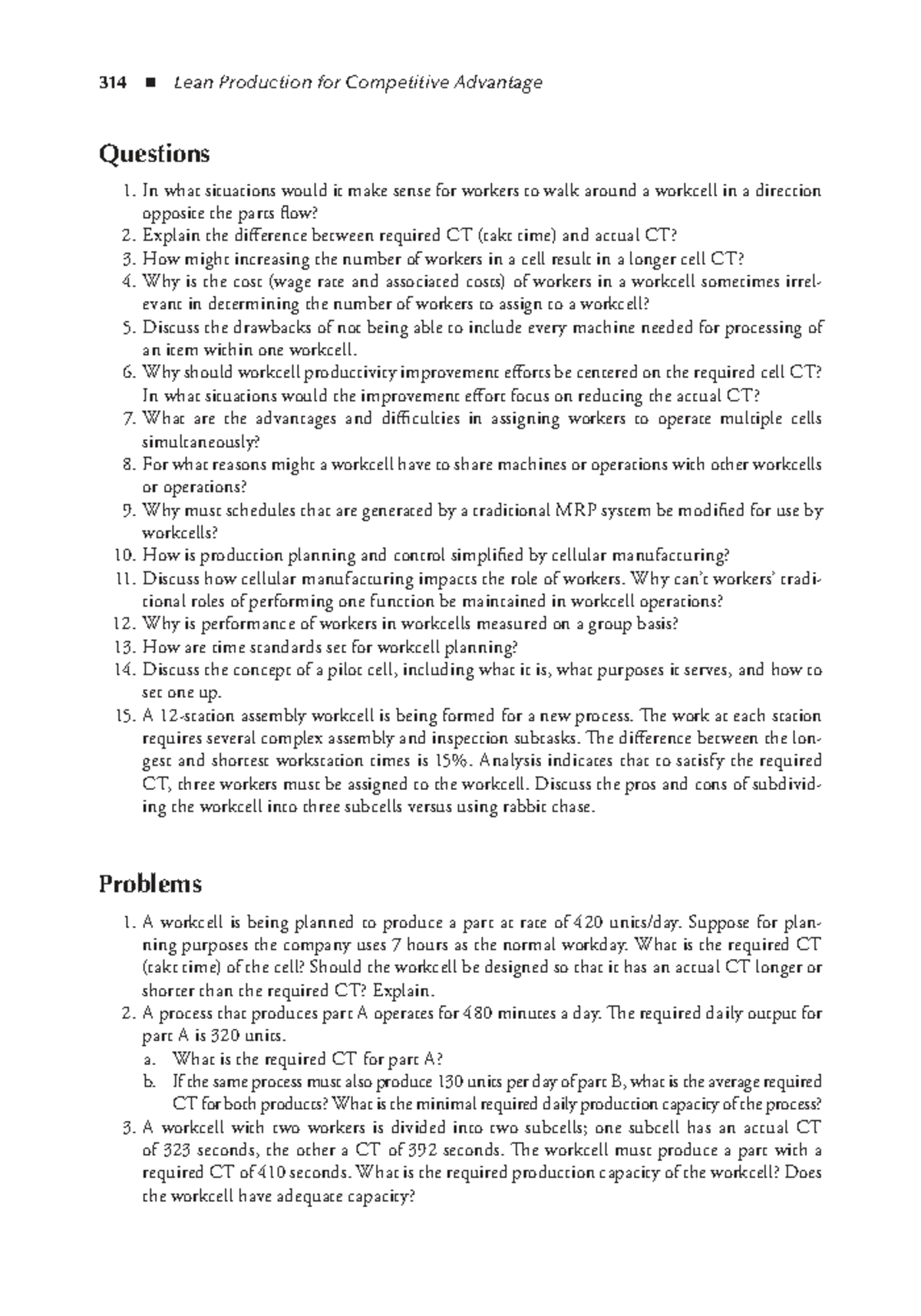 314 Lean Production for Competitive Advantage: Key Questions & Insights ...