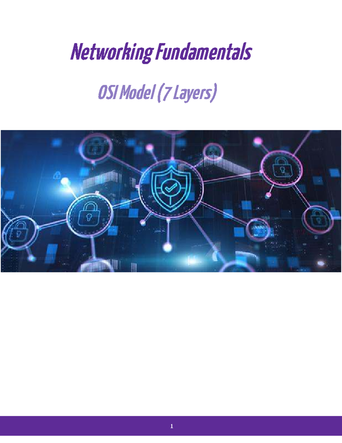 Networking Fundamentals: Understanding the OSI Model (7 Layers) - Studocu