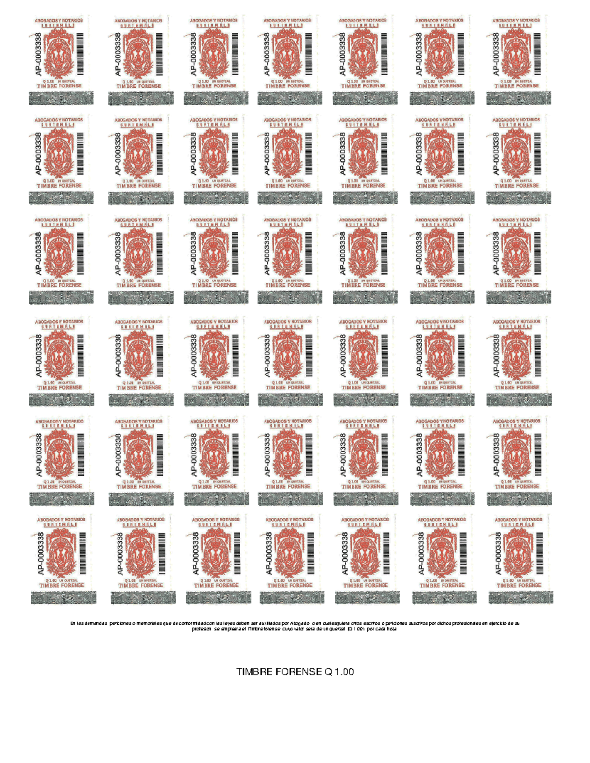 Timbres Notariales y Fiscales: Guía de Valores Q en Documentos Legales ...