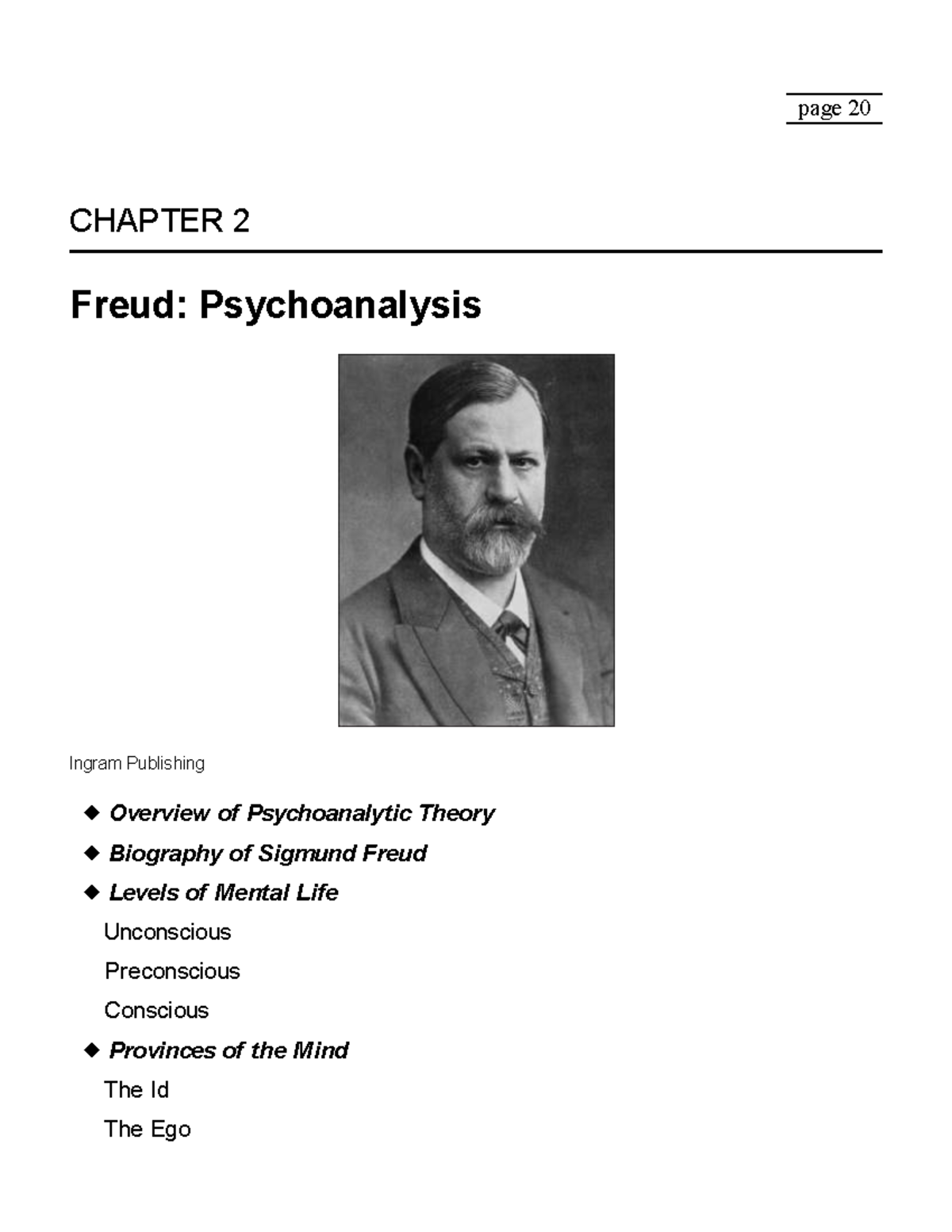 Freud: Overview of Psychoanalysis and Personality Theory (PSY 101 ...